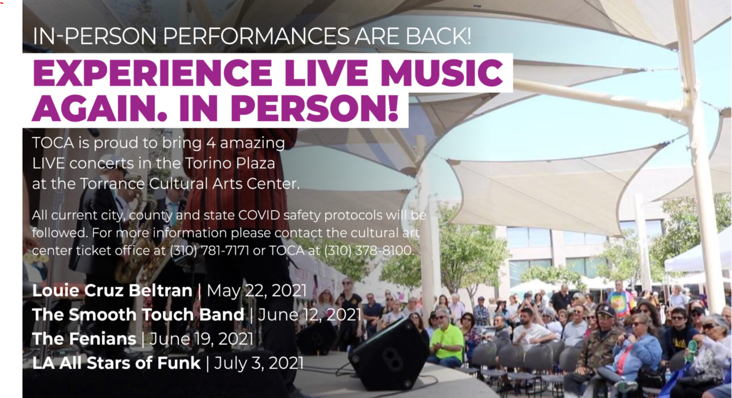 TOCA Live Events - The Smooth Touch Band - Discover Torrance
